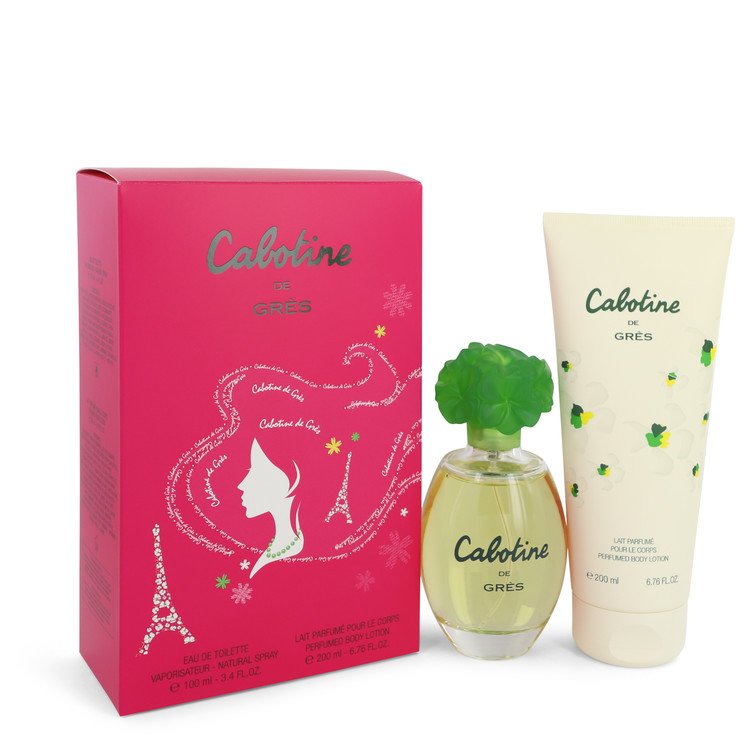 CABOTINE by Parfums Gres Gift Set -- 3.4 oz Eau De Toilette Spray + 6.7 ...